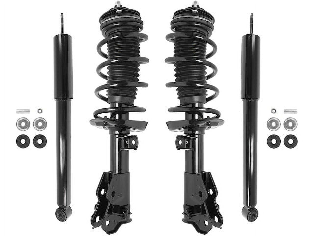 Front and Rear Suspension Strut Coil Spring and Shock Absorber Assembly ...