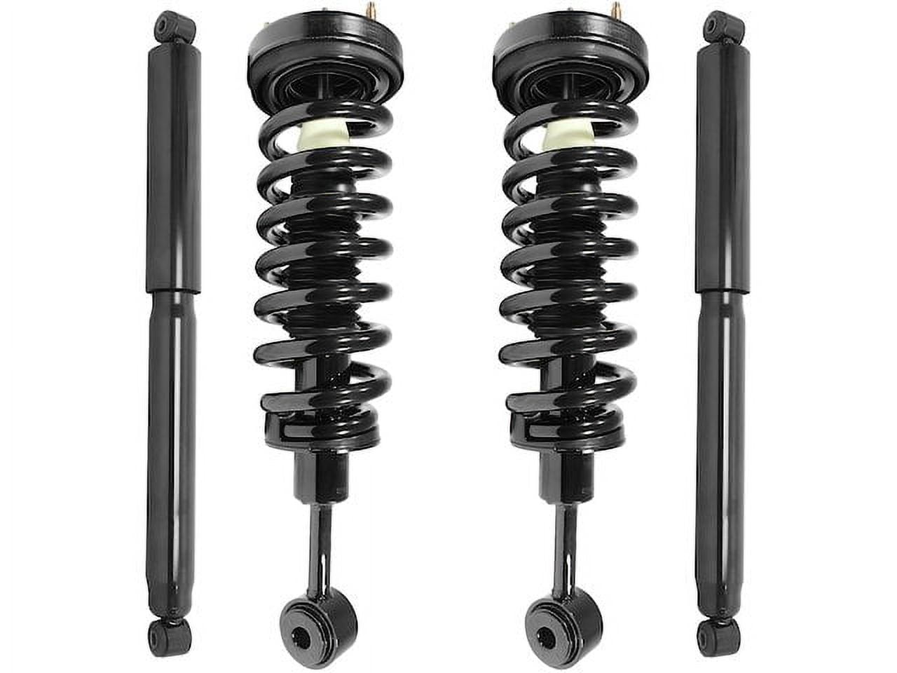 Front and Rear Suspension Strut and Shock Absorber Assembly 4 Piece Kit ...