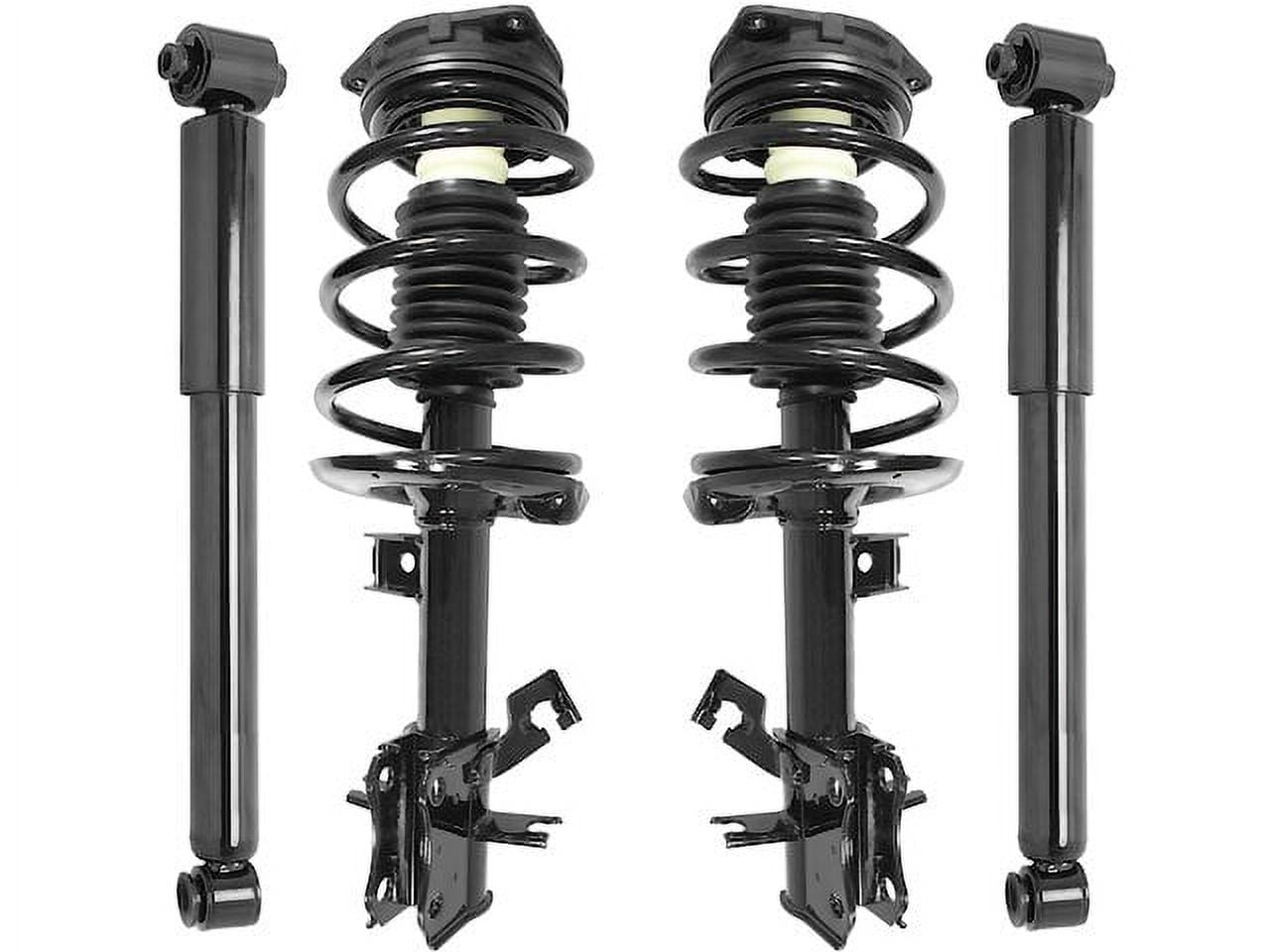 Front and Rear Suspension Strut and Shock Absorber Assembly Kit - 4 ...