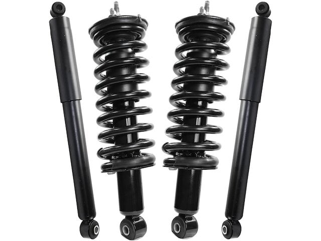 Front and Rear Suspension Strut and Shock Absorber Assembly Kit ...