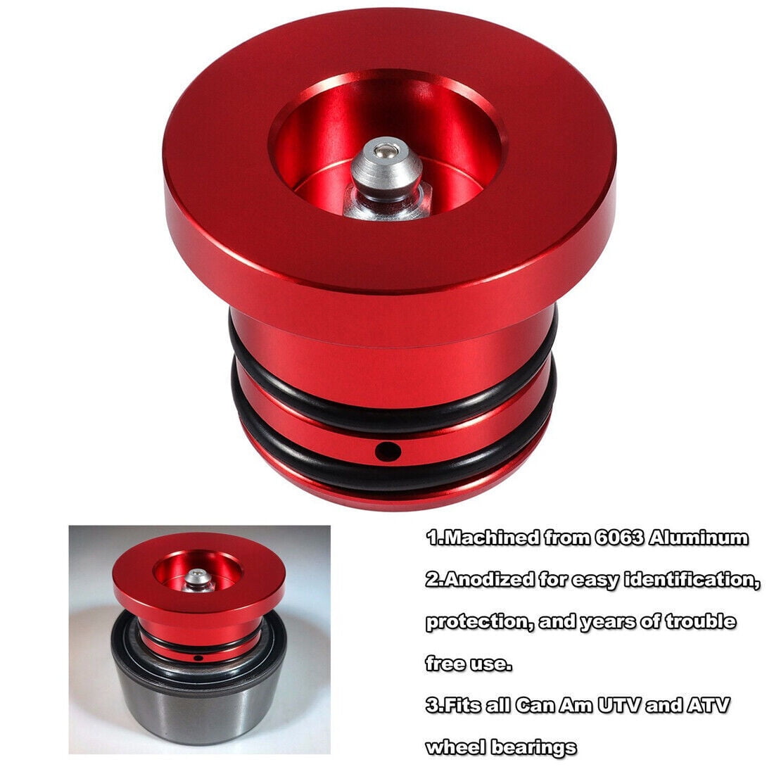 Front & Rear Wheel Bearing Greaser Service Tool FIT Can-Am Outlander ...