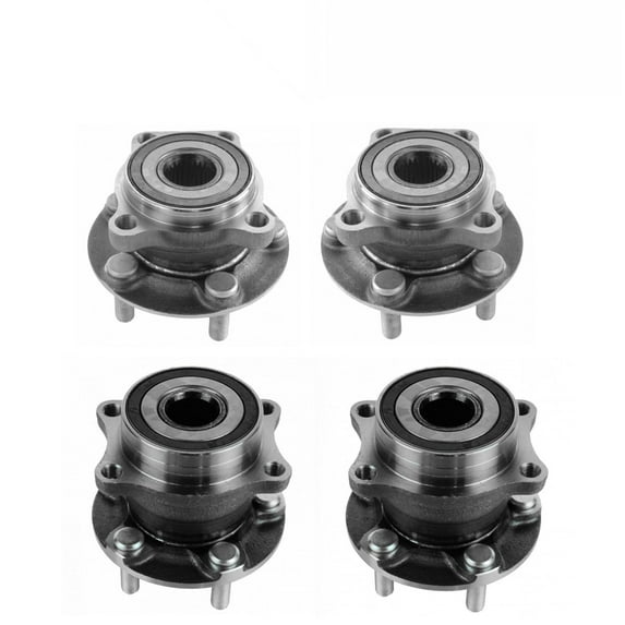 Front & Rear Wheel Bearing & Hub Assembly Kit Set for Subaru for ...
