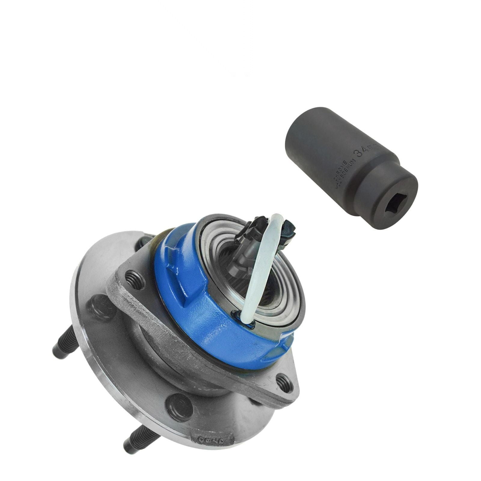 Front Rear Wheel Hub and Bearing Assembly w/ 34mm Socket for GM ...