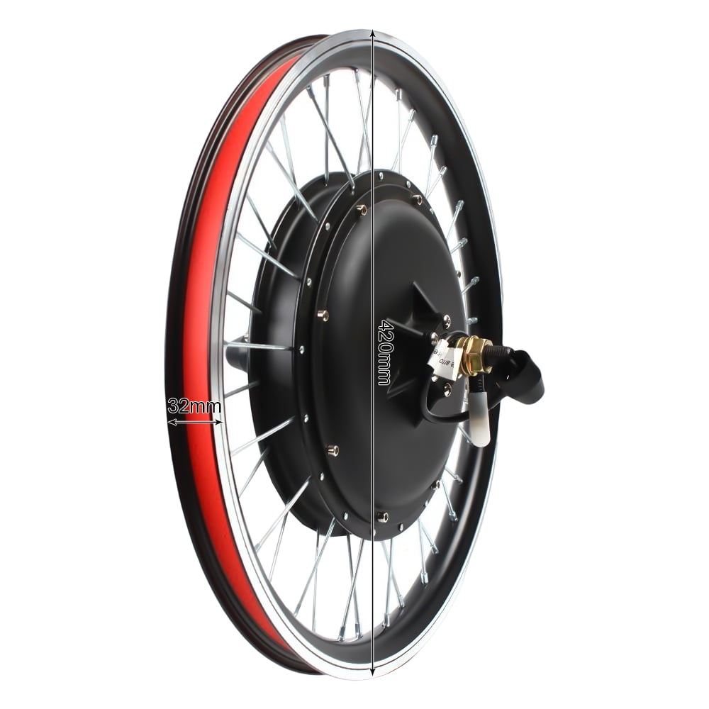 Front and Rear Wheel Kit for Electric Bike – 1000W Brushless Motor ...