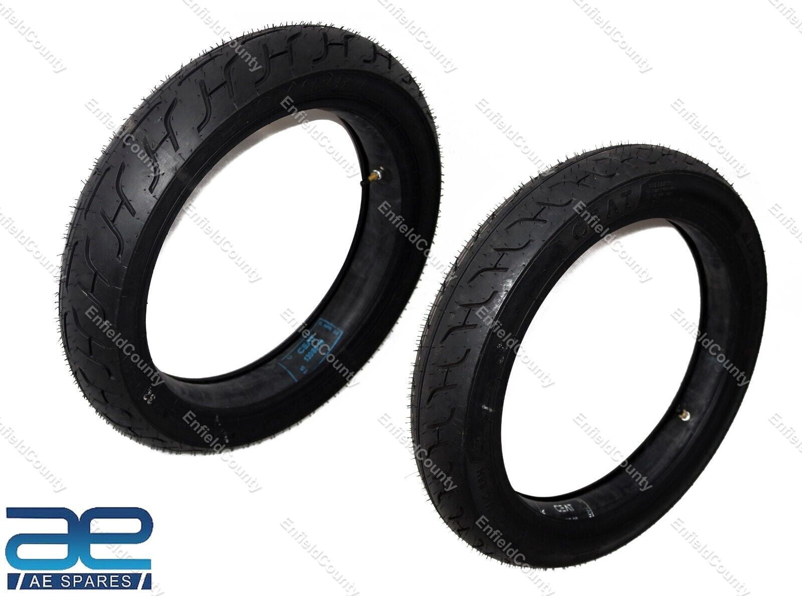 Front Rear Wheel Tyre Tubeless For Royal Enfield Continental GT 650 ...