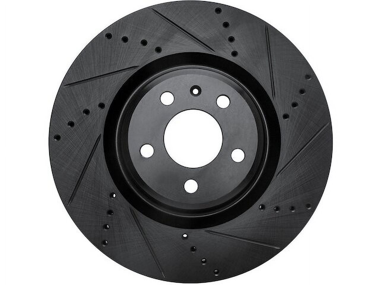 Front Right Brake Rotor - Compatible with 2013 - 2017 Audi Q5 2014 2015 ...