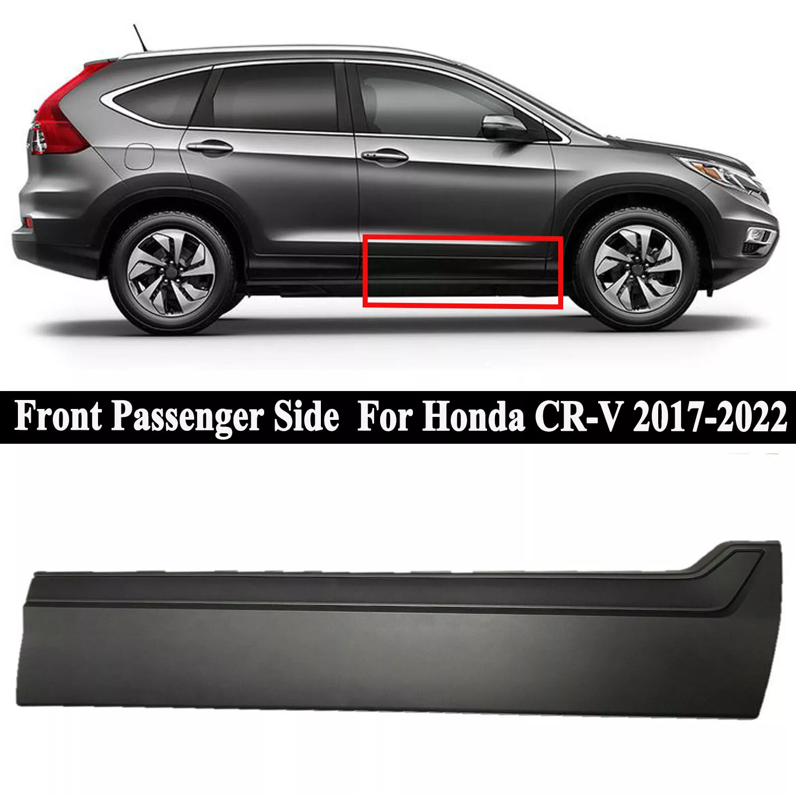 Front Right For Honda CR-V 17-22 Door Lower Molding Door Garnish 75312 ...