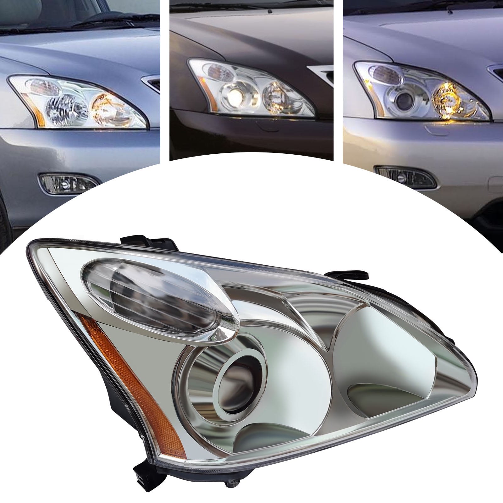 Front Right Headlight Assembly For 2004-2009 Lexus RX330 RX350 RX400h ...