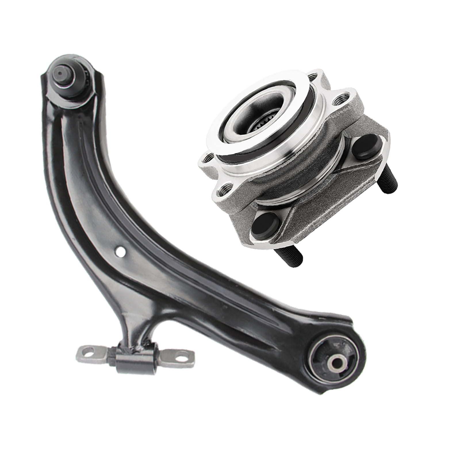 Front Right Lower Control Arm Ball Joint-Wheel Hub Bearing Assembly For ...