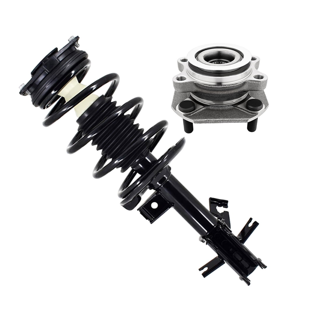 Front Right Quick Complete Strut Coil Spring Assembly Wheel Hub Bearing