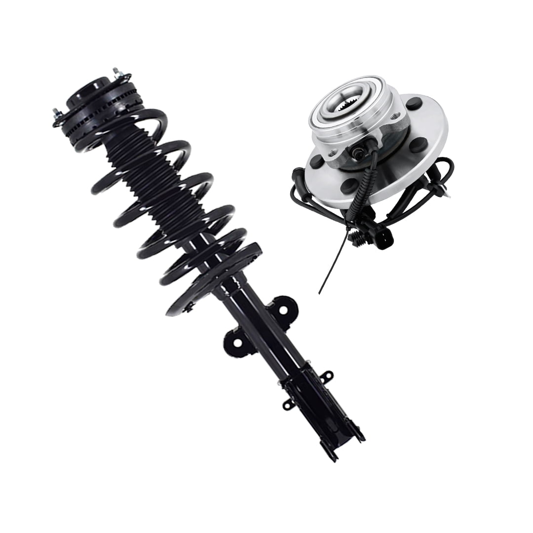 Front Right Quick Complete Strut Coil Spring Assembly Wheel Hub Bearing