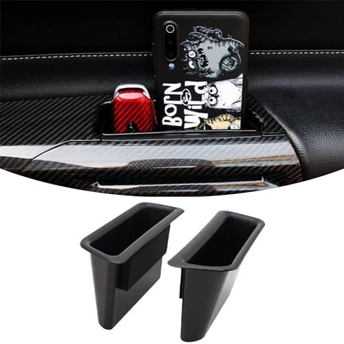 Front Row Door Side Storage Box Handle Tray Interior Accessories ...