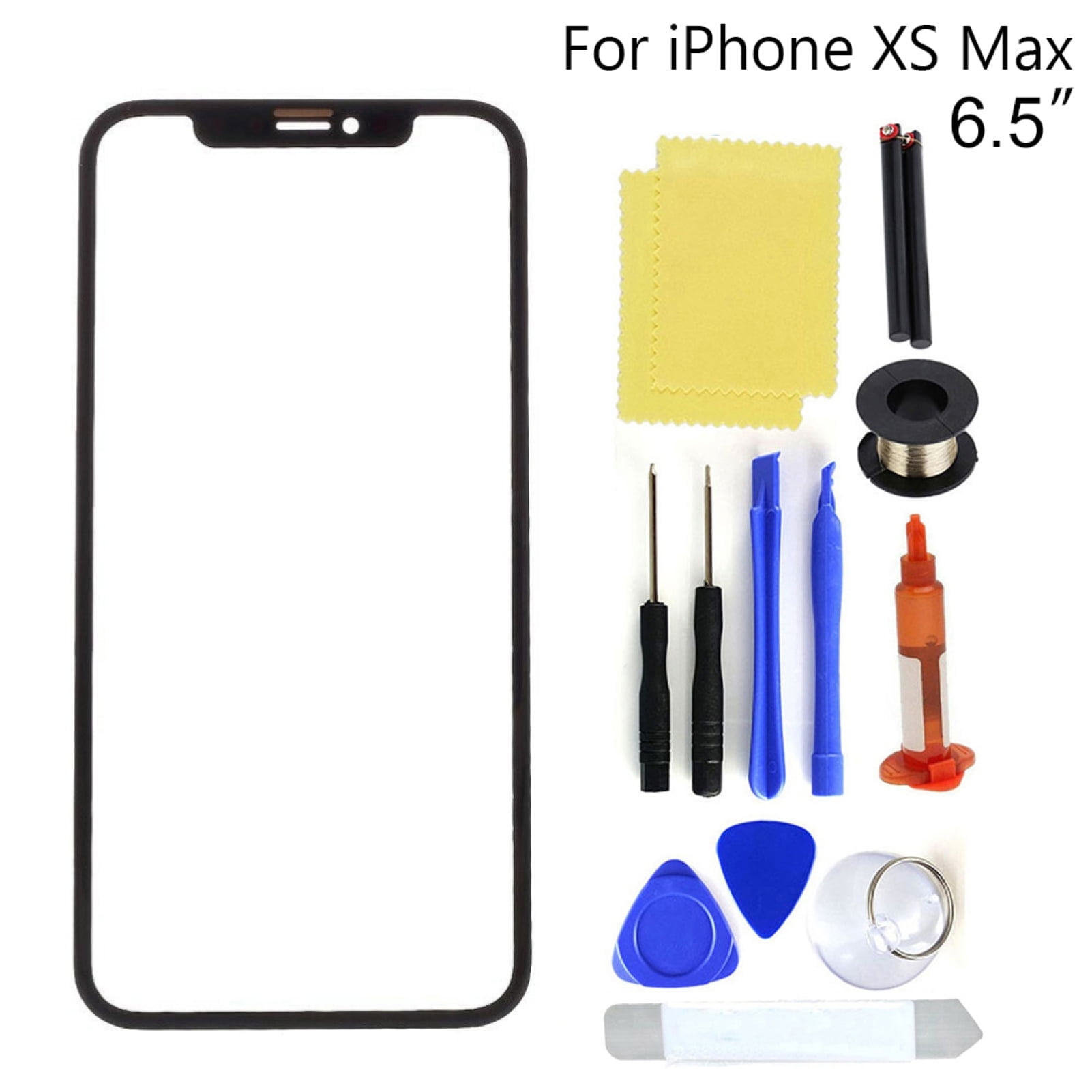 Front Screen Glass Lens Back Glass Replacement Repair Kit for iPhone X ...