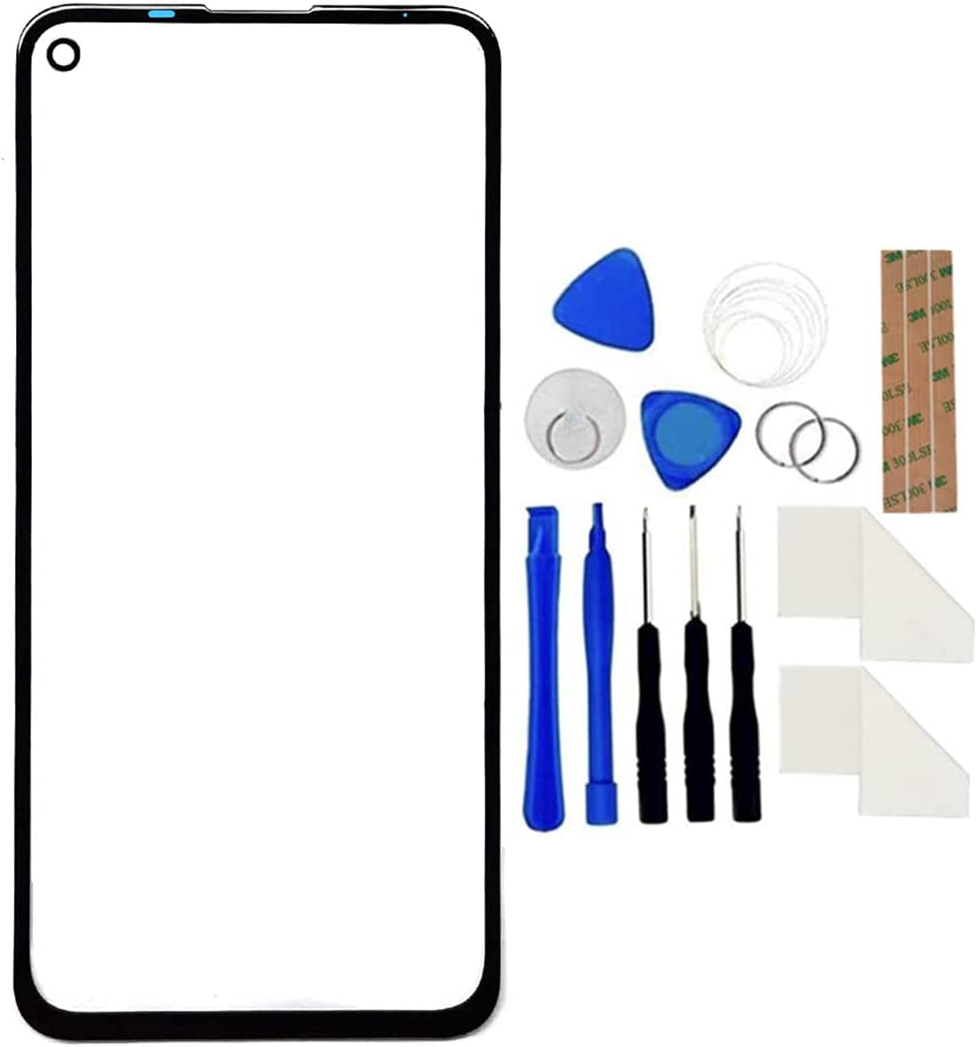 Front Screen Glass Outer Panel Lens Replacement +OCA Repair Tools Kit Compatible with Motorola ...