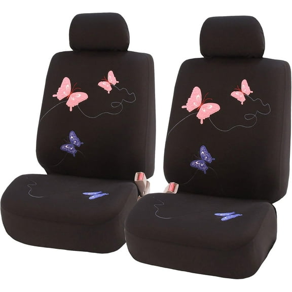 BDK Catalina Flower Seat Covers for Car SUV Truck - Sideless Seat Style ...