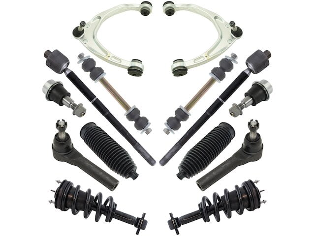 Front Shock Coil Spring Control Arm Kit 14 Piece - Compatible with 2014 ...