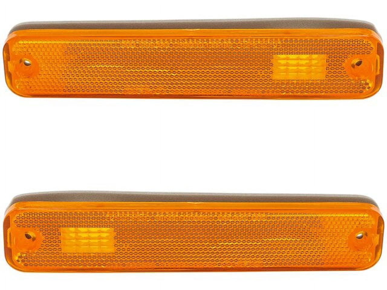 Front Side Marker Light Set 2 Piece - Compatible with 1977 - 1991 Ford ...