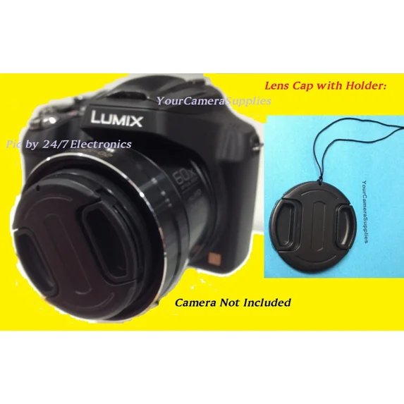 Front Snap-On Lens Cap Direct To Camera Panasonic Lumix Dmc-Fz38 Dmc ...