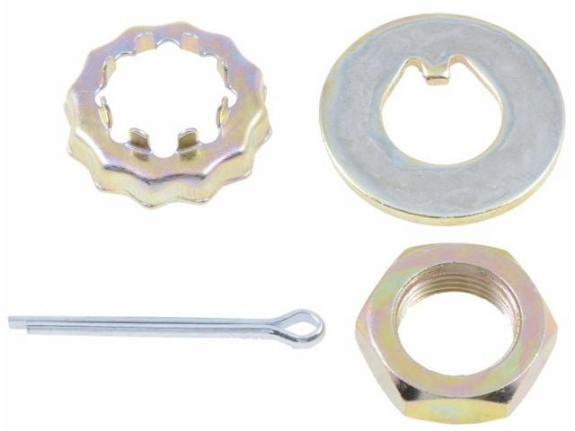 Front Spindle Lock Nut Kit - Compatible with 1975 - 1989 Ford F-250 RWD ...