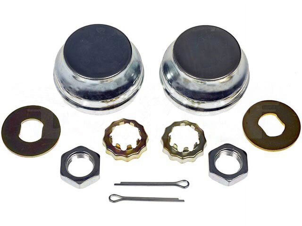 Front Spindle Lock Nut Kit - Compatible with 1990 - 1999 Ford F-250 RWD ...