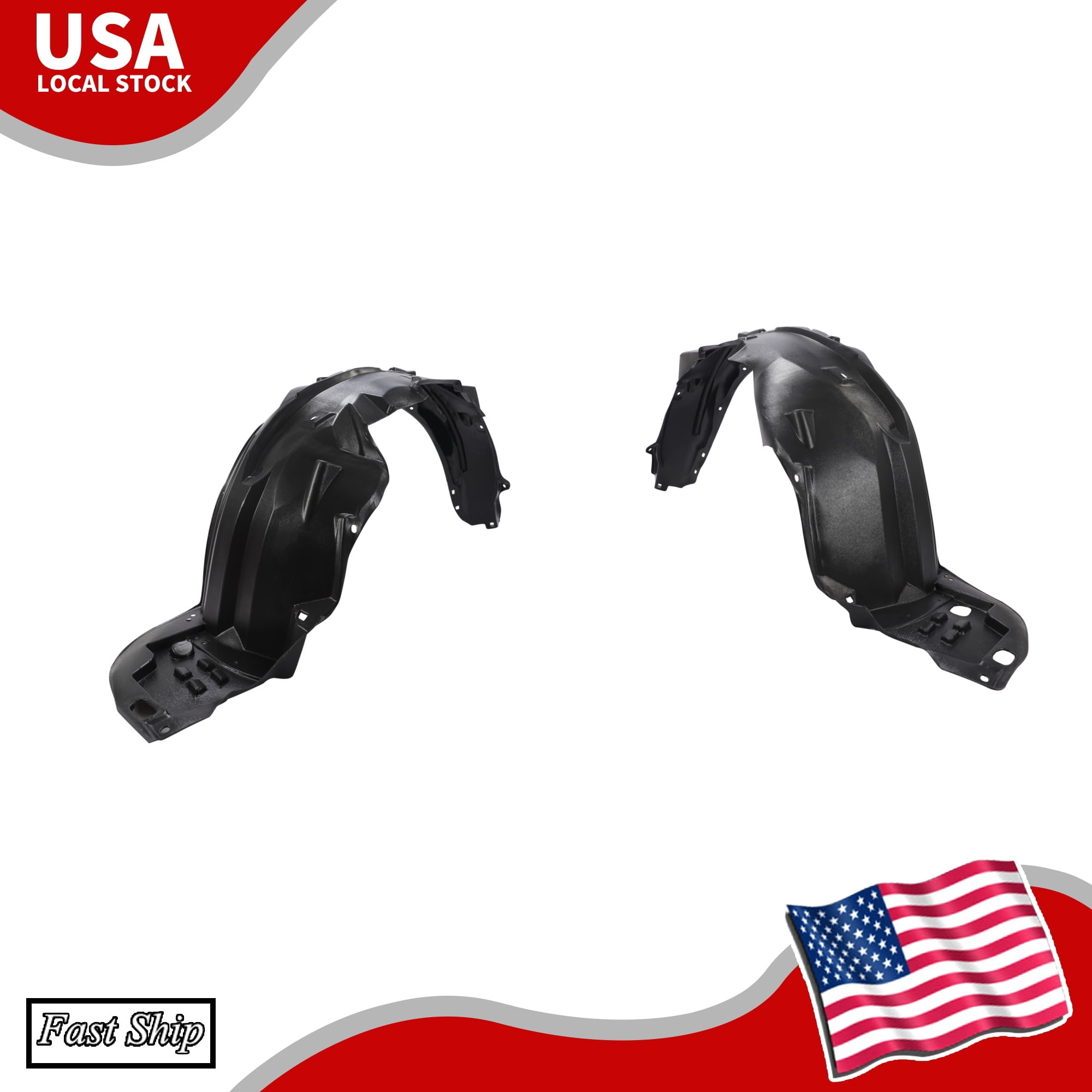 Front Splash Shield Kit for 2012-2015 Honda Civic Sedan Models ...