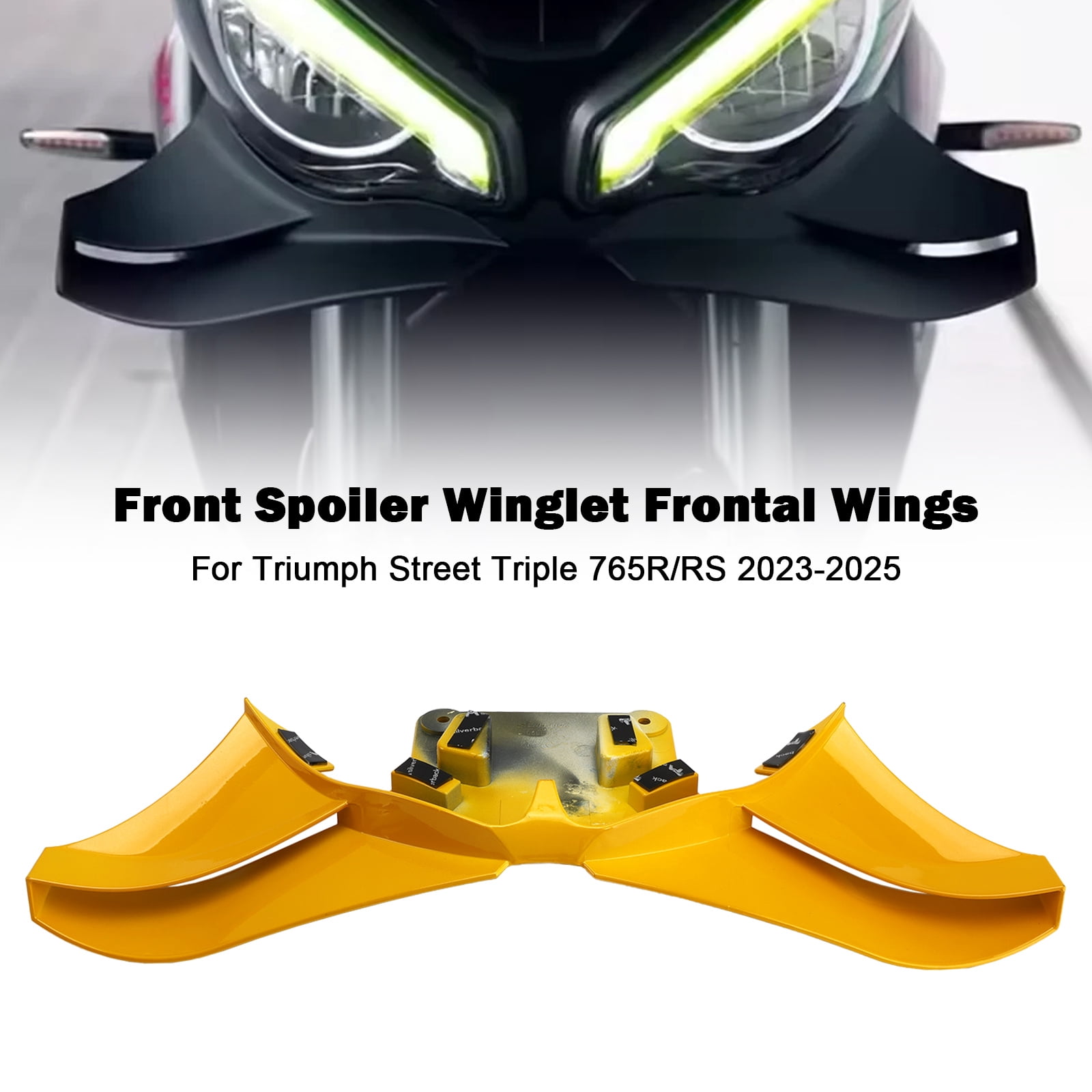 Front Spoiler Winglet Frontal Wings For Street Triple 765R/RS 2023-2025 ...