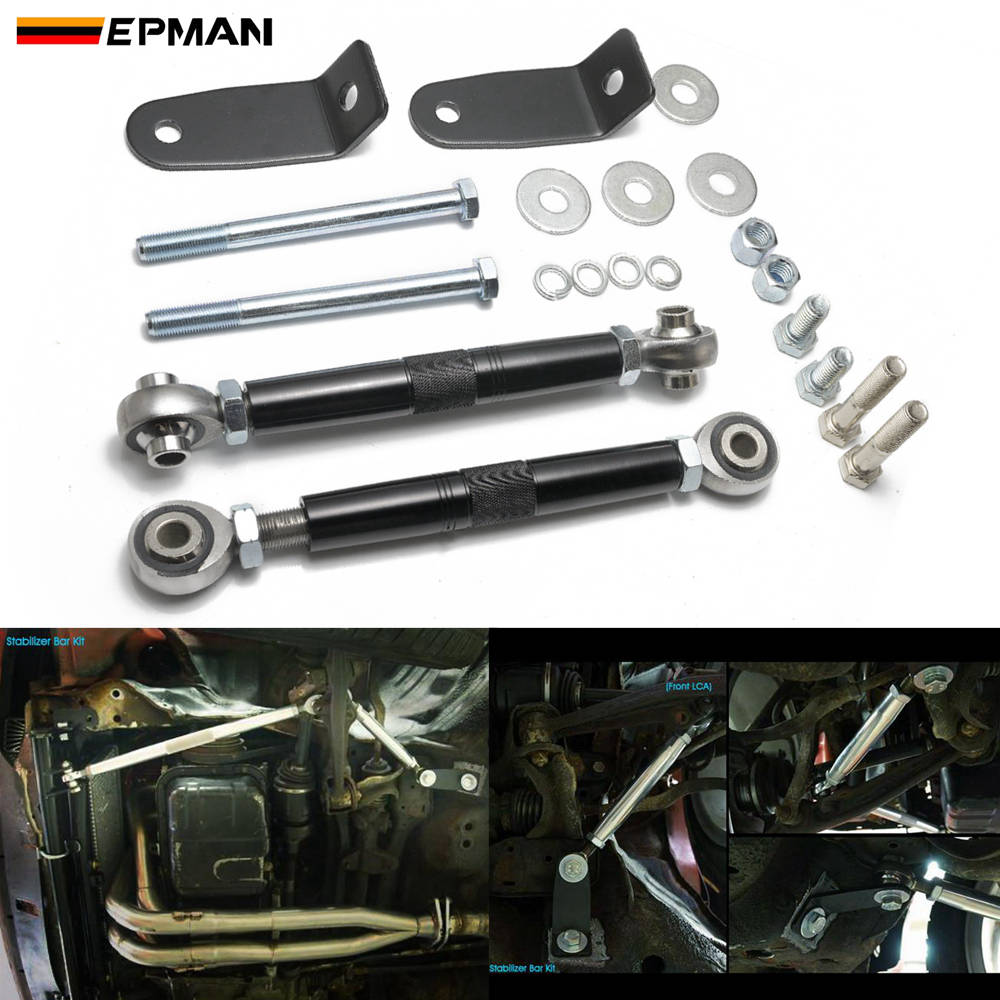 Front Stabilizer Bars for Honda Civic EF CRX 88-93 Work With Traction ...