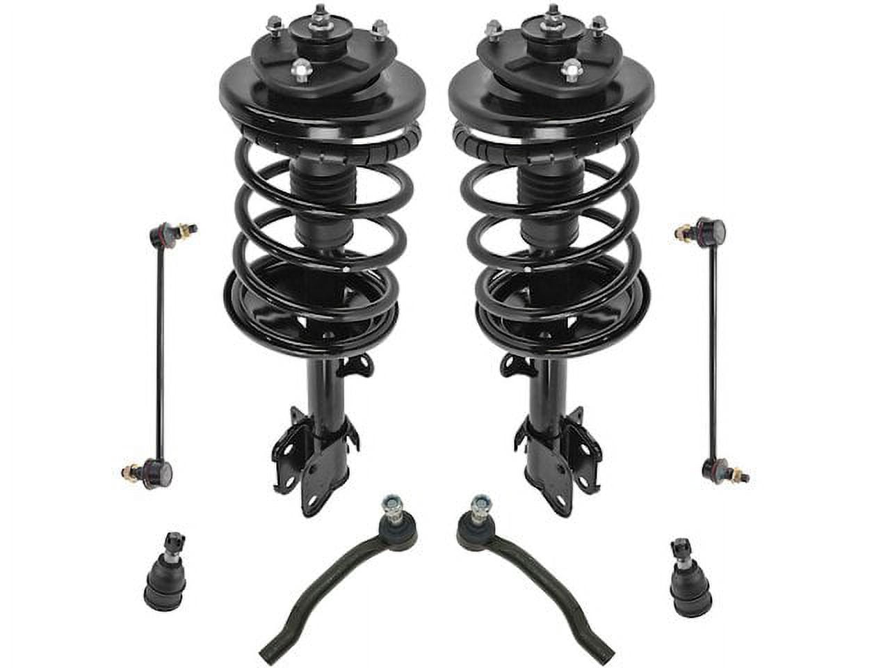 Front Strut Coil Spring Ball Joint Tie Rod Kit 8 Piece - Compatible ...