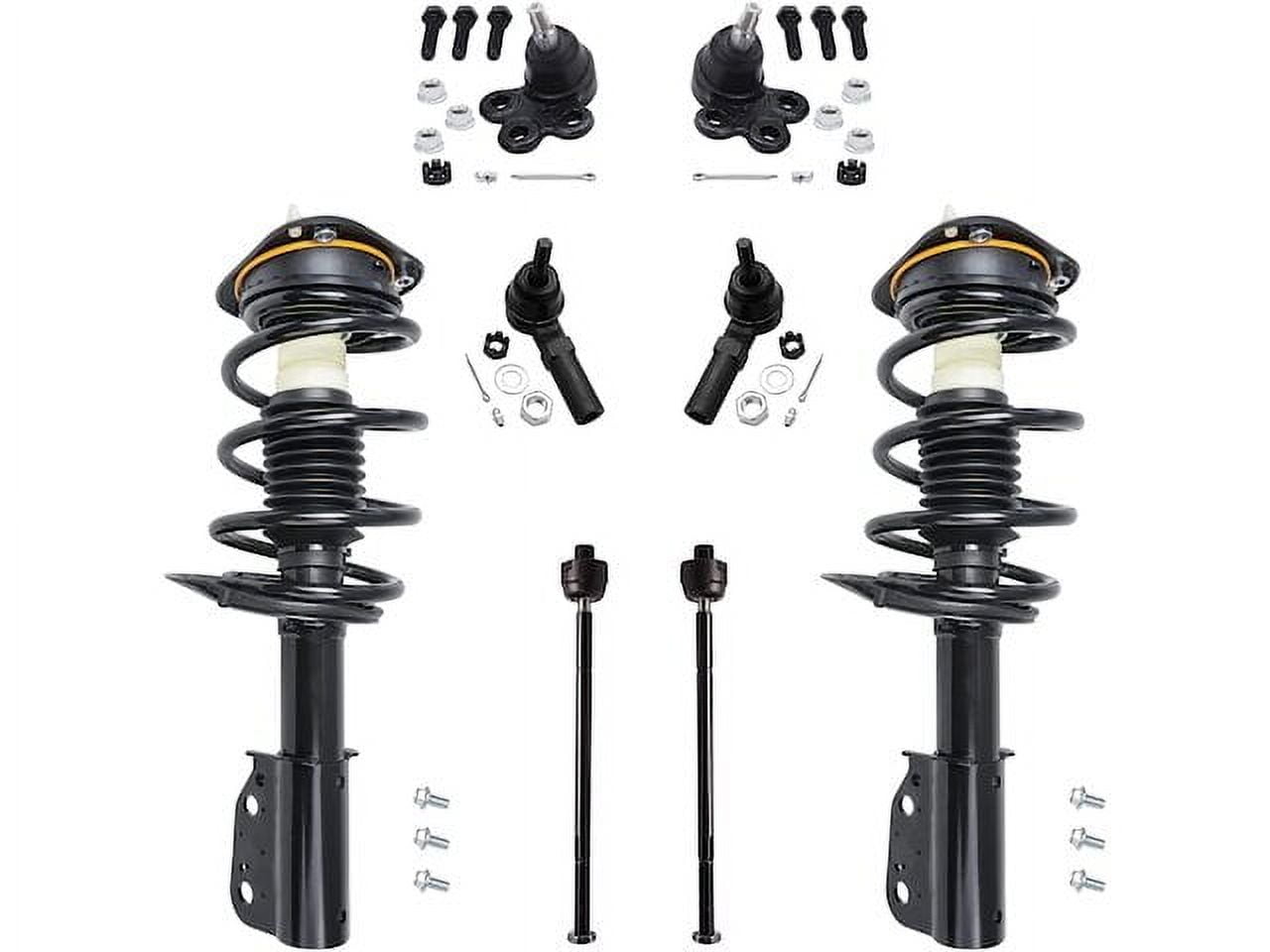Front Strut Coil Spring Ball Joint Tie Rod Kit - Compatible with 2001 ...