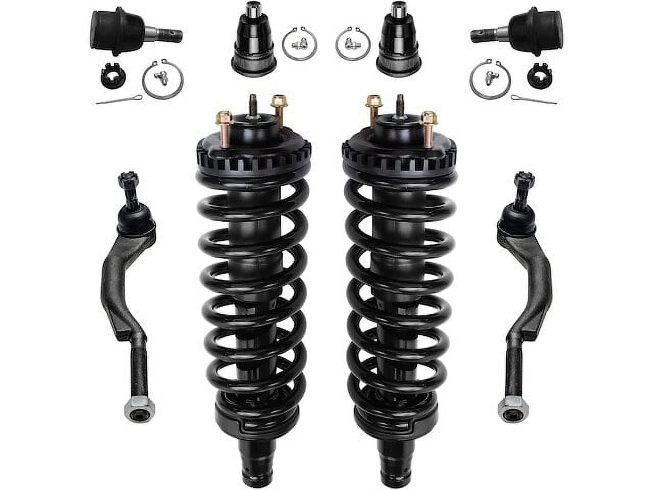 Front Strut Coil Spring Ball Joint Tie Rod Kit - Compatible with 2003 ...