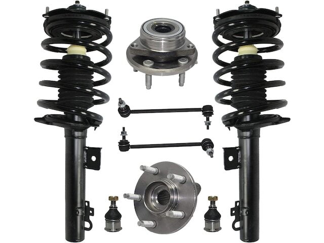 Front Strut Coil Spring Wheel Hub Ball Joint Kit - Compatible with 1996 ...