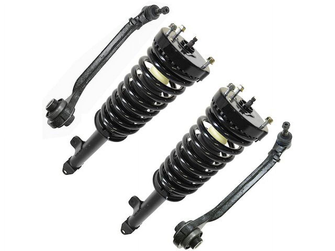 Front Strut Coil Spring and Control Arm Kit 4 Piece - Compatible with ...