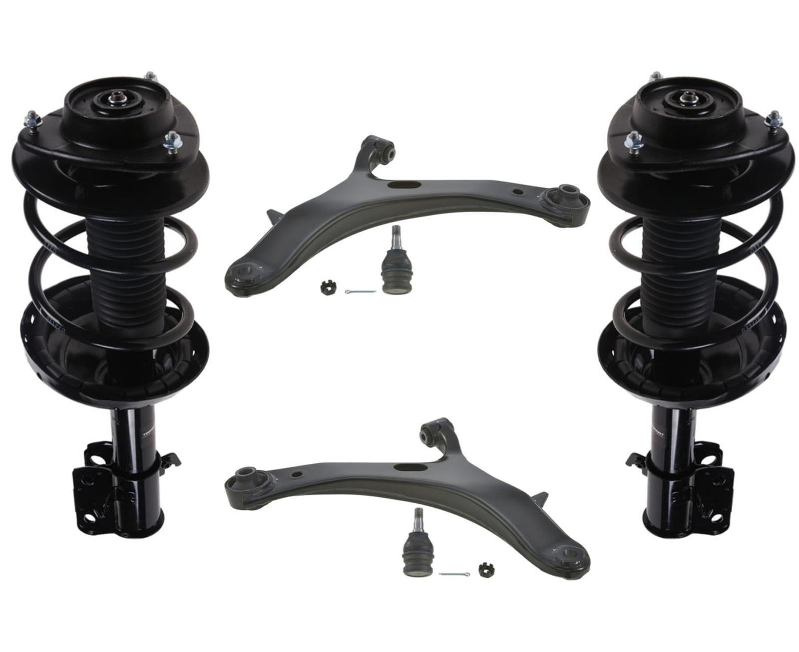 Front Struts Lower Control Arms for Subaru Impreza 2.0L Sedan 12-14 Non ...