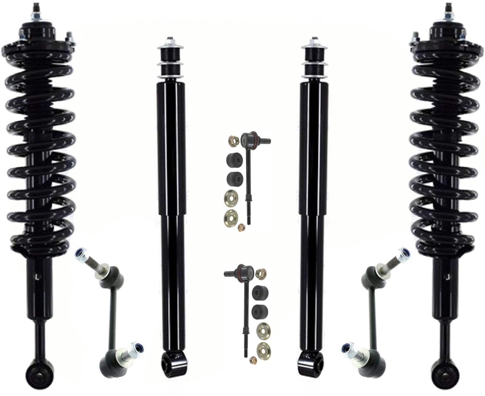 Front Struts Rear Shocks & Links For 2010-2021 Toyota 4Runner 4 Wheel ...
