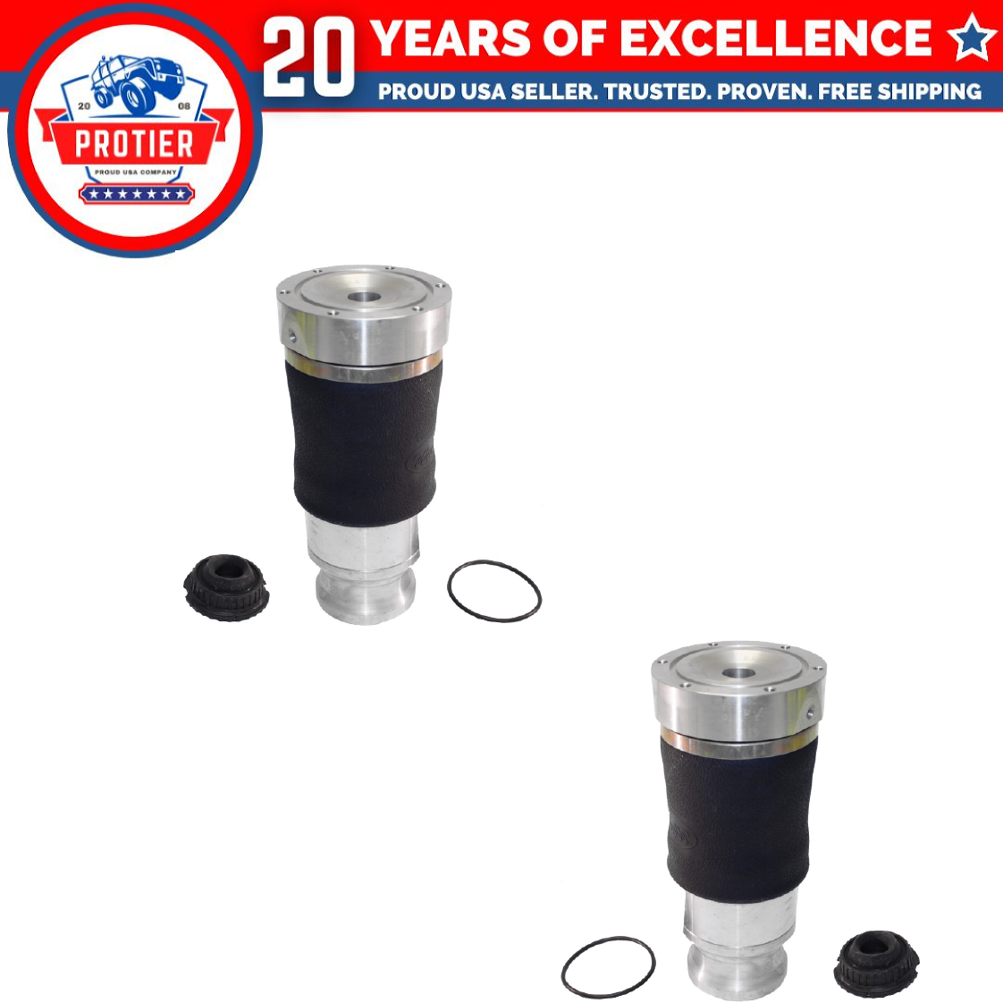 Front Suspension Air Spring Pair Fit 2001-2005 Audi Allroad Quattro ...