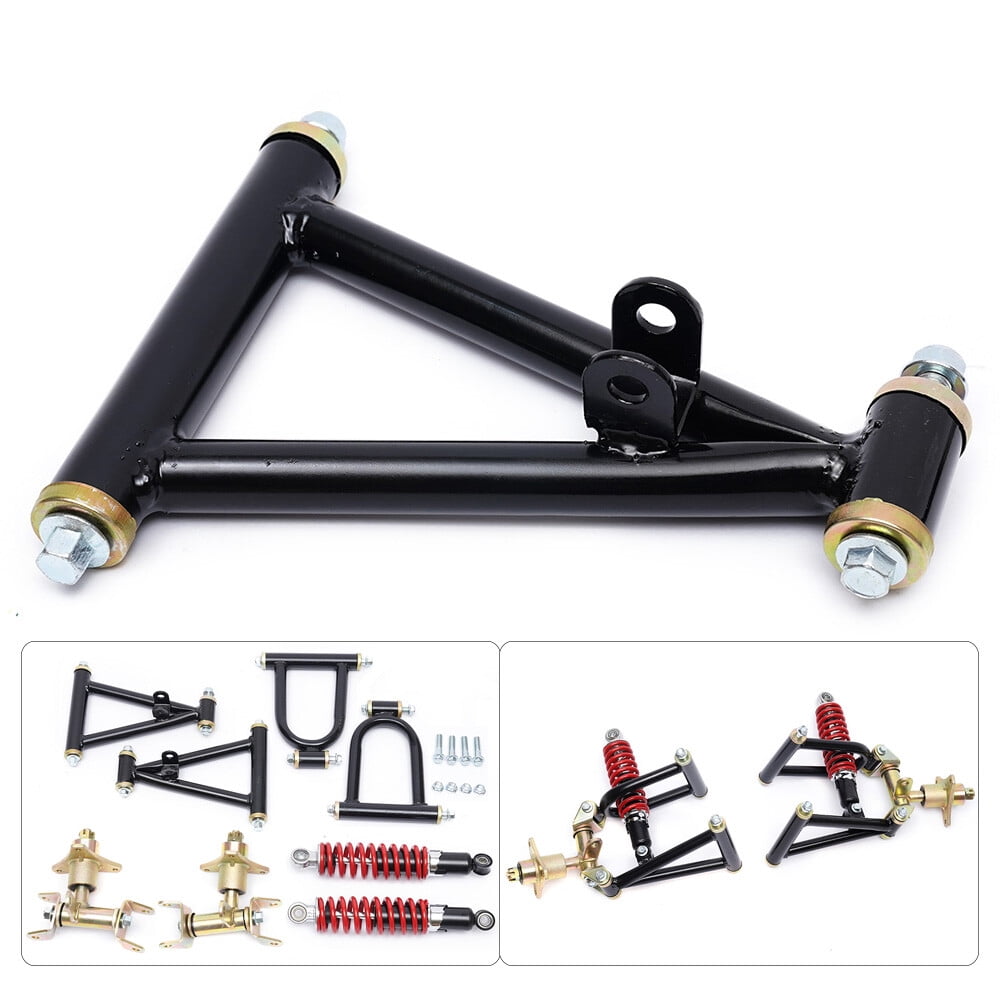 Front Suspension Arm Assembly Kit Upper/Lower Shock Swingarm Steering ...