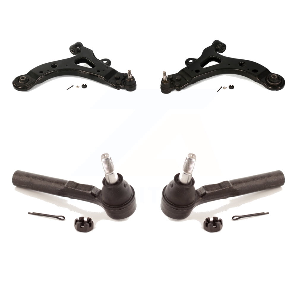 TOR Front Suspension Control Arm Assembly and Tie Rod End Kit for Car ...