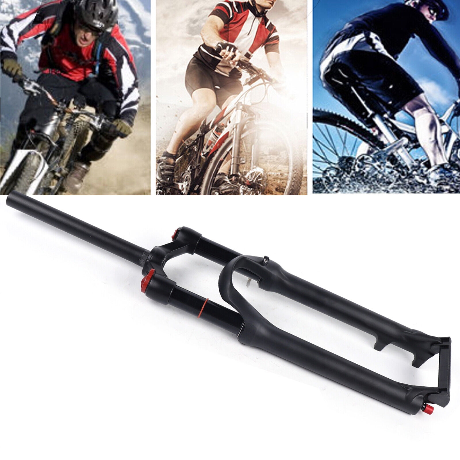 Front Suspension Fork 26" Air Shock Rebound MTB Mountain Bike Fork ...