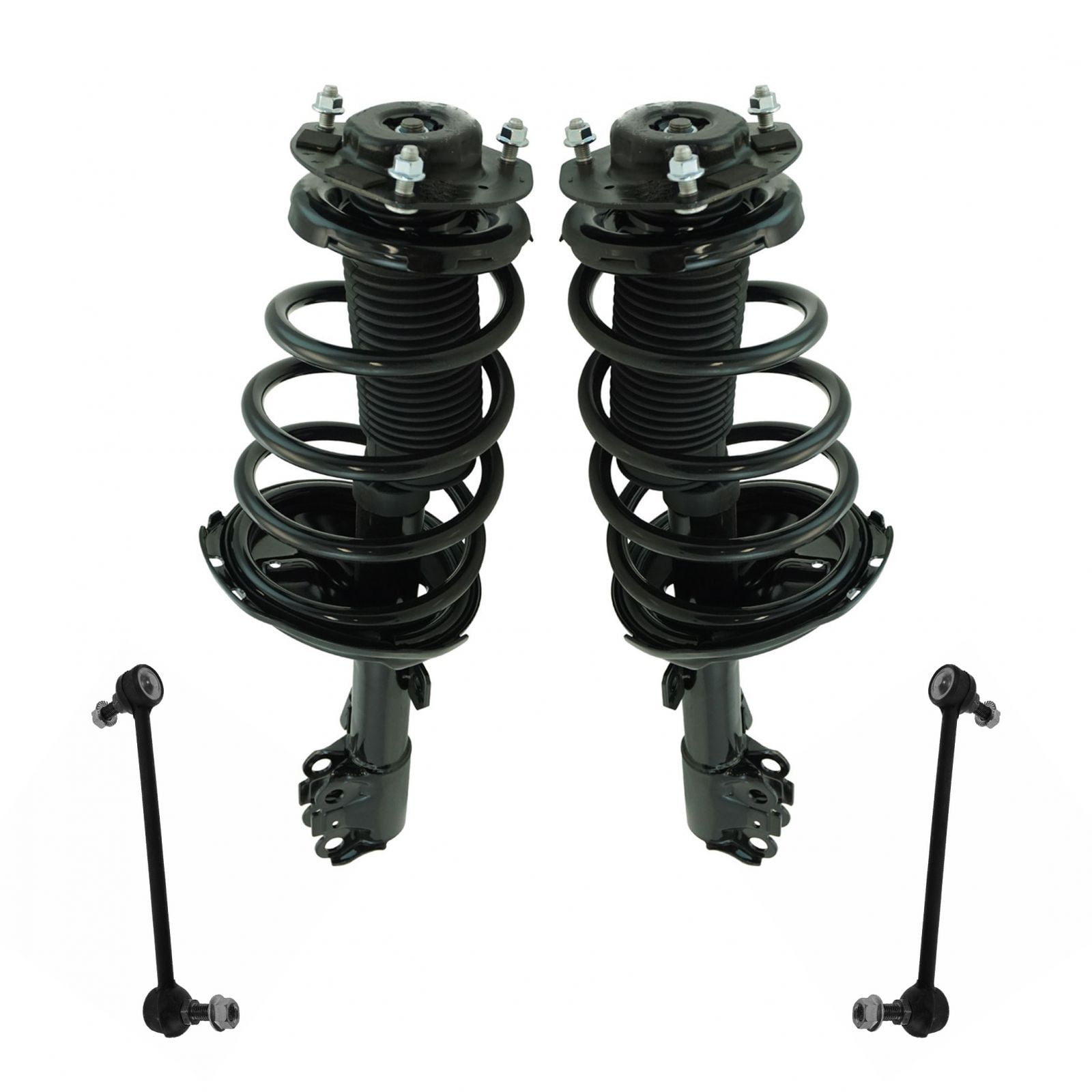 Front Suspension Kit Strut & Spring Assemblies with Sway Links for ...