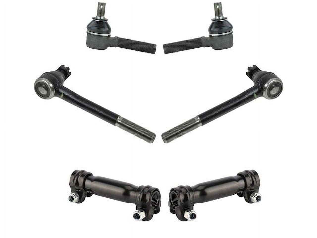 Front Tie Rod End and Adjusting Sleeve Kit 6 Piece - Compatible with ...