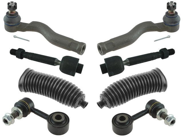 Front Tie Rod End and Sway Bar Link Kit 8 Piece - Compatible with 2007 ...