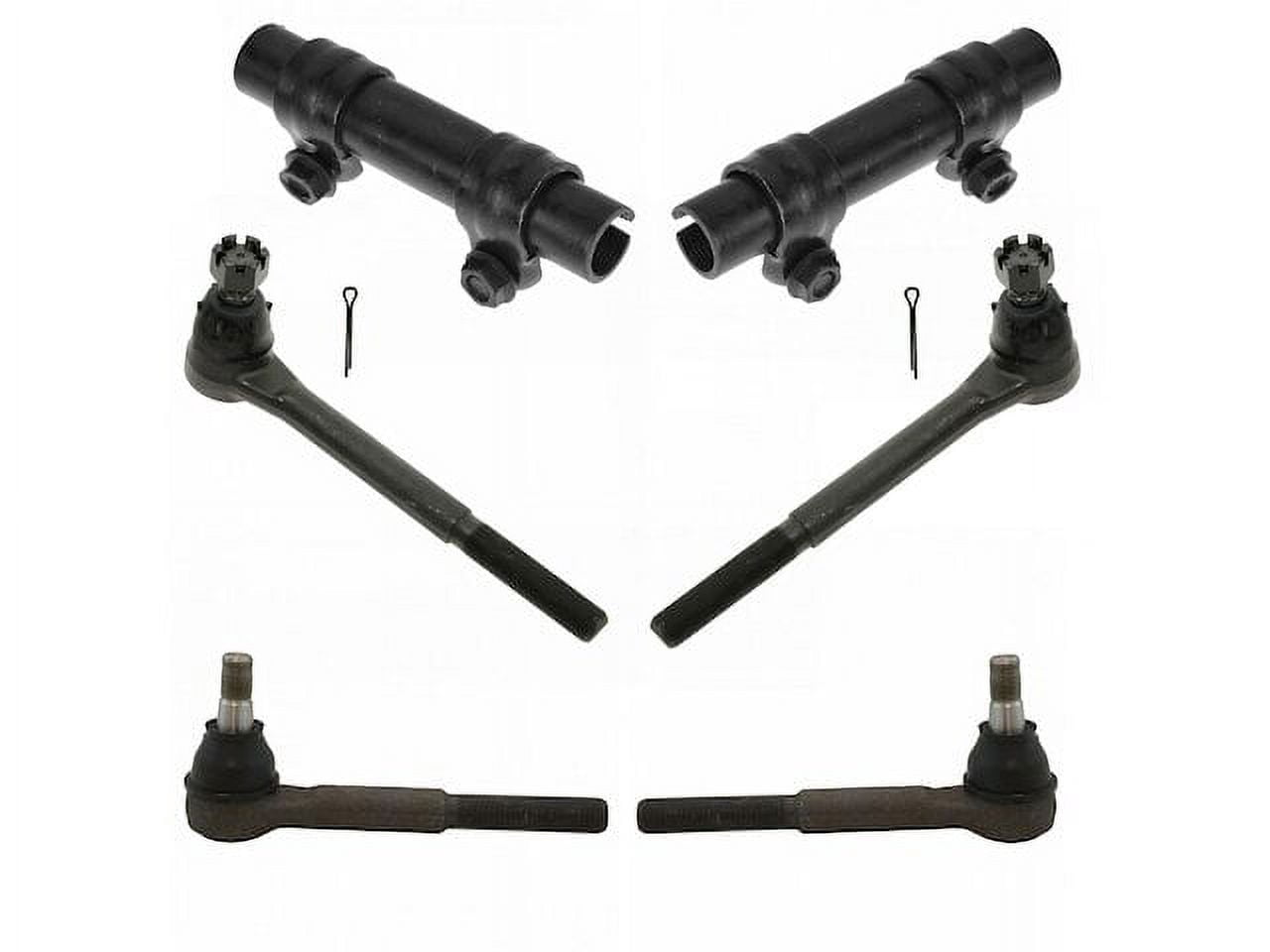 Front Tie Rod End and Adjusting Sleeve Kit 6 Piece - Compatible with ...