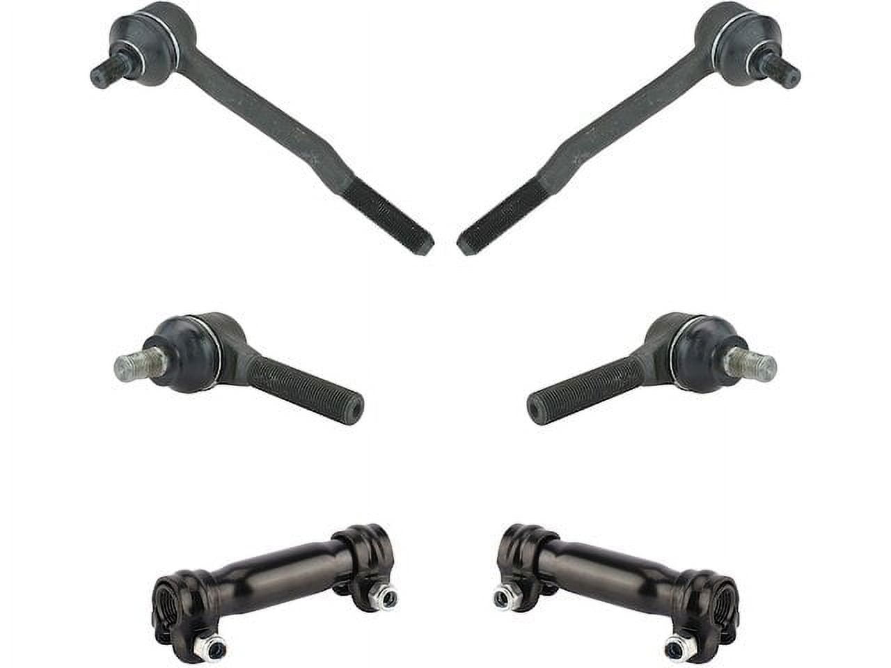 Front Tie Rod End and Adjusting Sleeve Kit 6 Piece - Compatible with ...