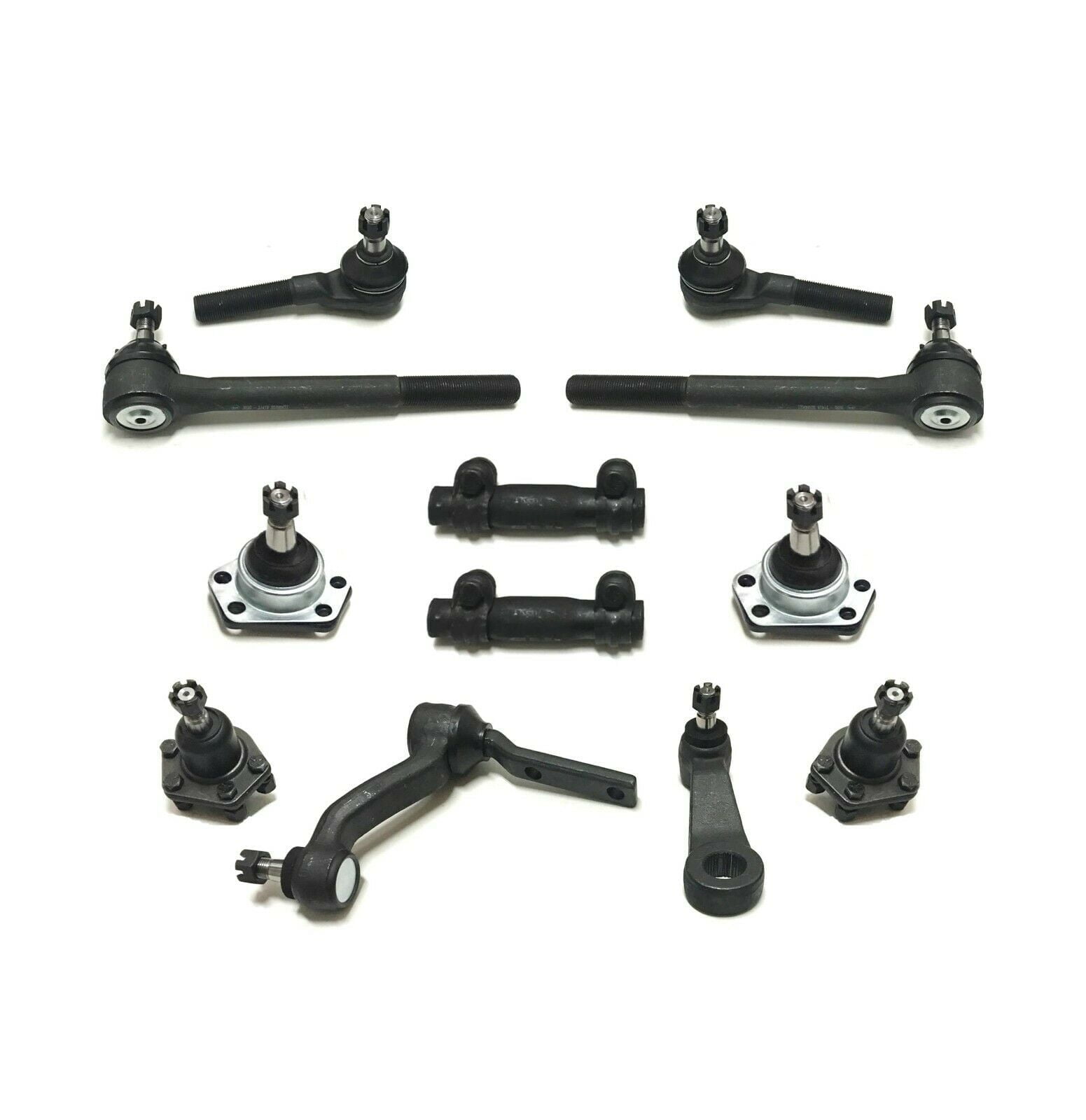 Front Tie Rod Ends Adjusting Sleeves Idler Pitman Arm Ball Joints ...