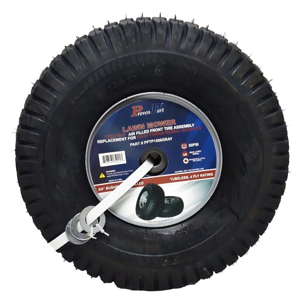 Front Tire and Rim 15x6-6 For Craftsman For MTD For Cub Cadet - Walmart.com