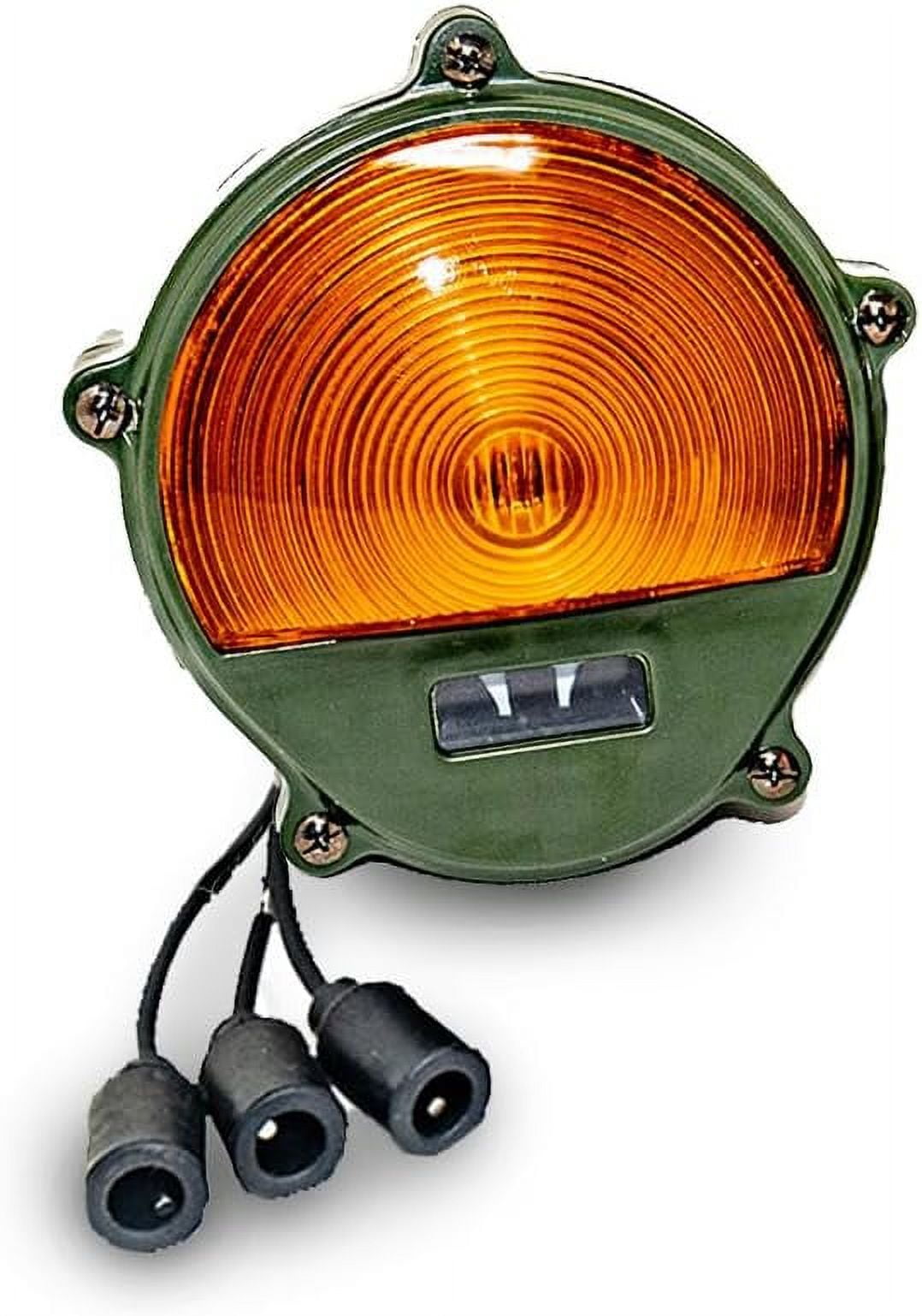 Front Turn Signal Assembly for Military Vehicles - Green With Amber LED ...