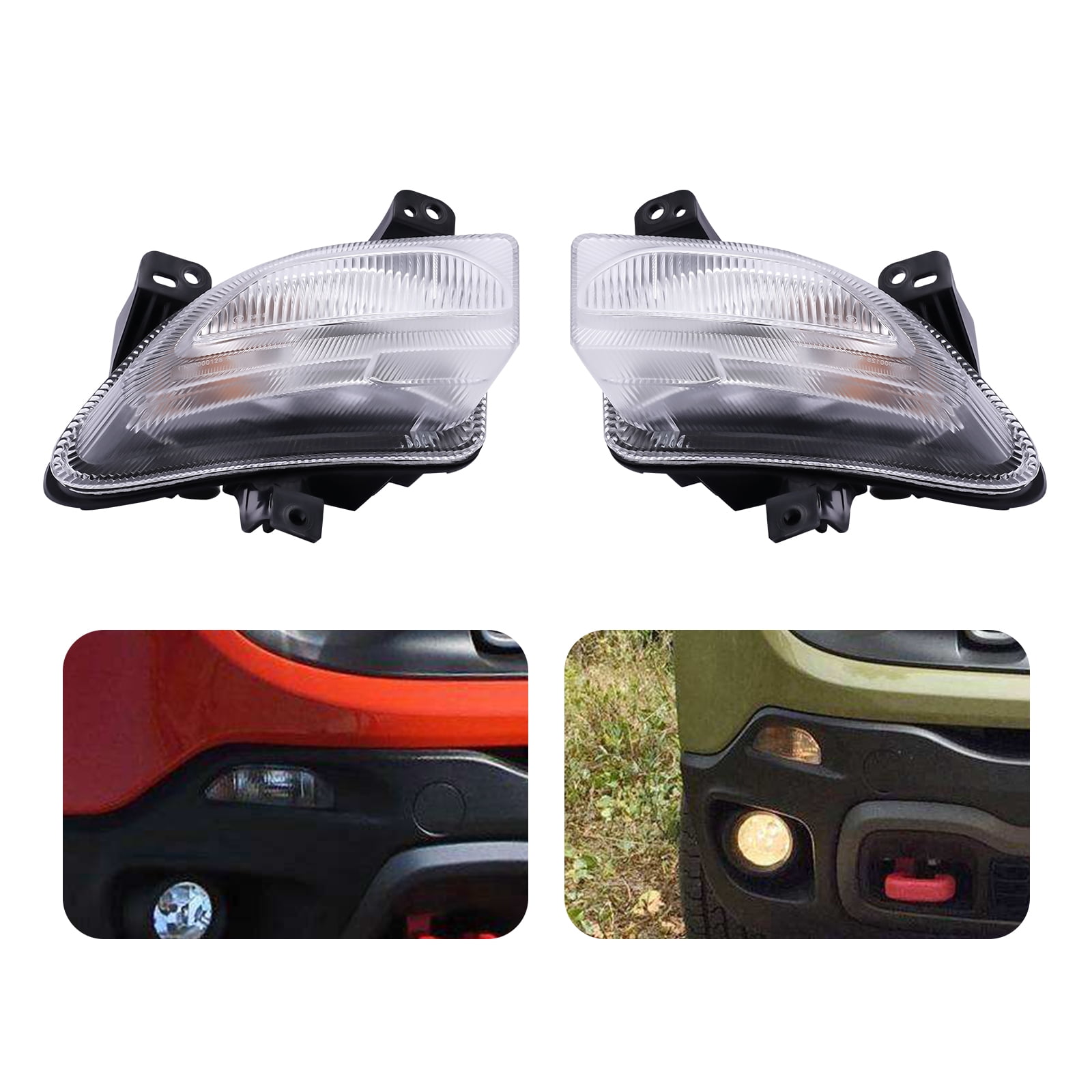 Jeep Renegade 2015-2018 Front Turn Signal Lamp Lens Replacement, Left ...