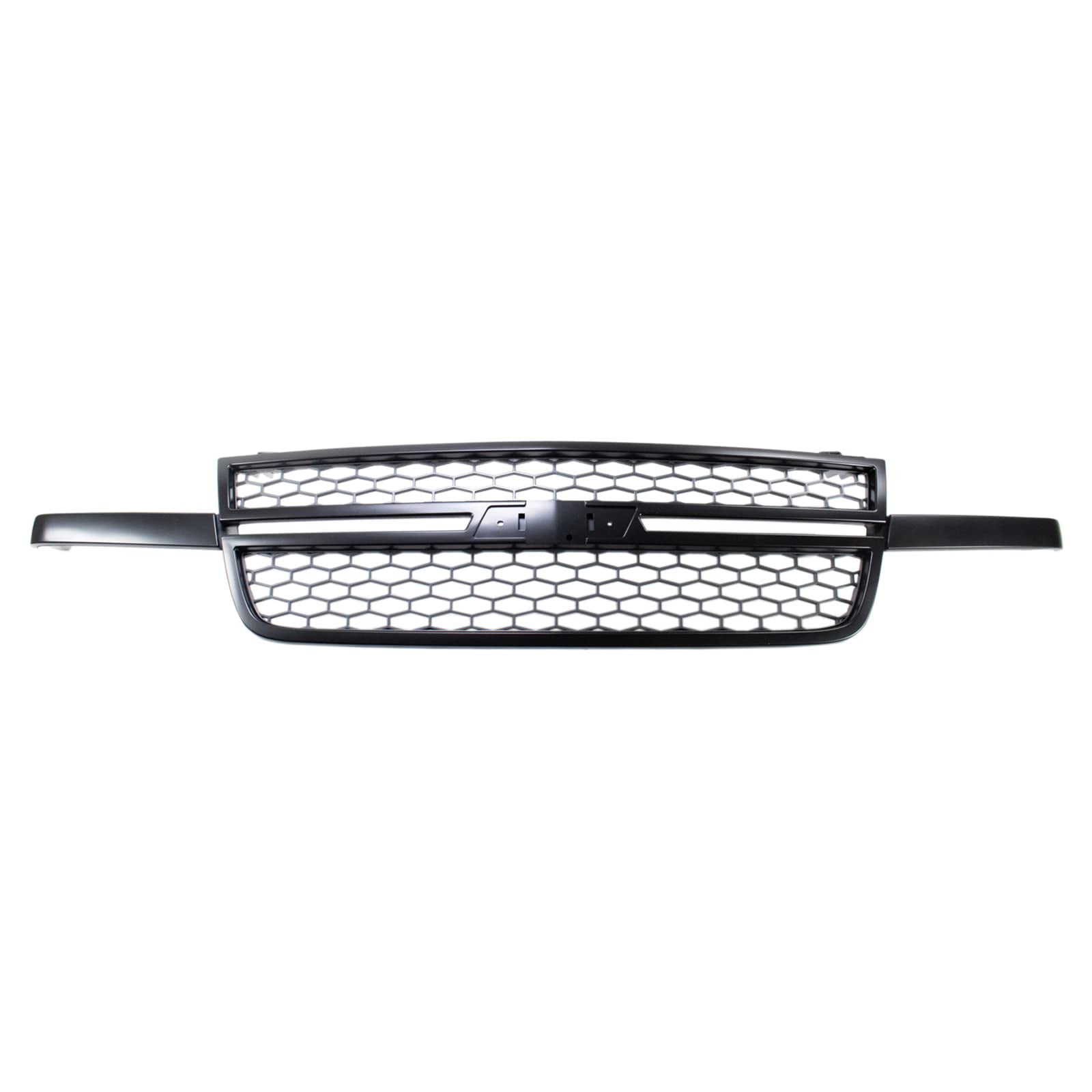 Front Upper Black Grille Assembly for Chevy Silverado SS Pickup Truck ...