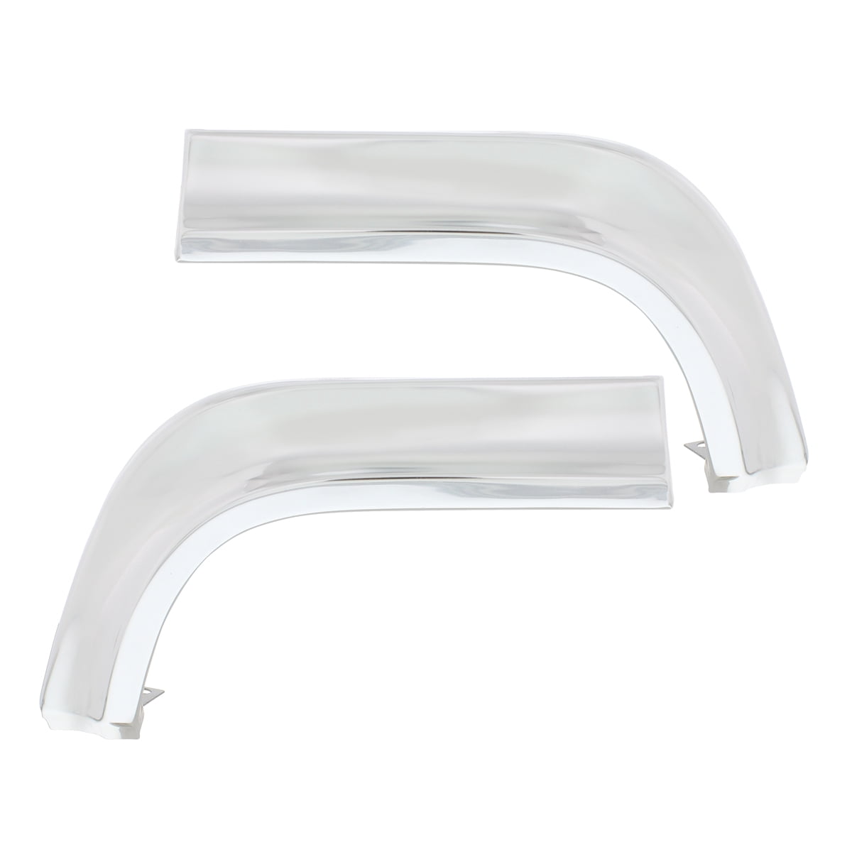 Front Upper Eyebrows Moldings For 1963 Chevy Passenger Car (Pair ...