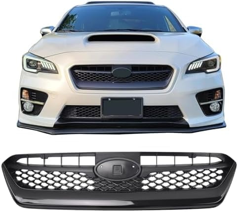 Front Upper Grille, Compatible with 2015-2017 Subaru WRX STI & WRX, OE ...